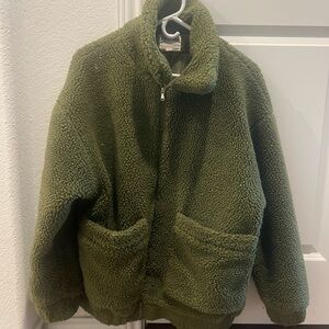 I.AM.GIA | Jackets & Coats | Iamgia Olive Sherpa Jacket | Poshmark